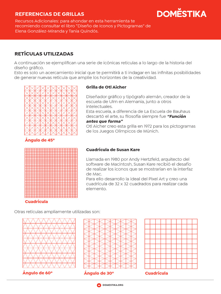 Retículas icónicas en diseño gráfico | PDF | Diseño
