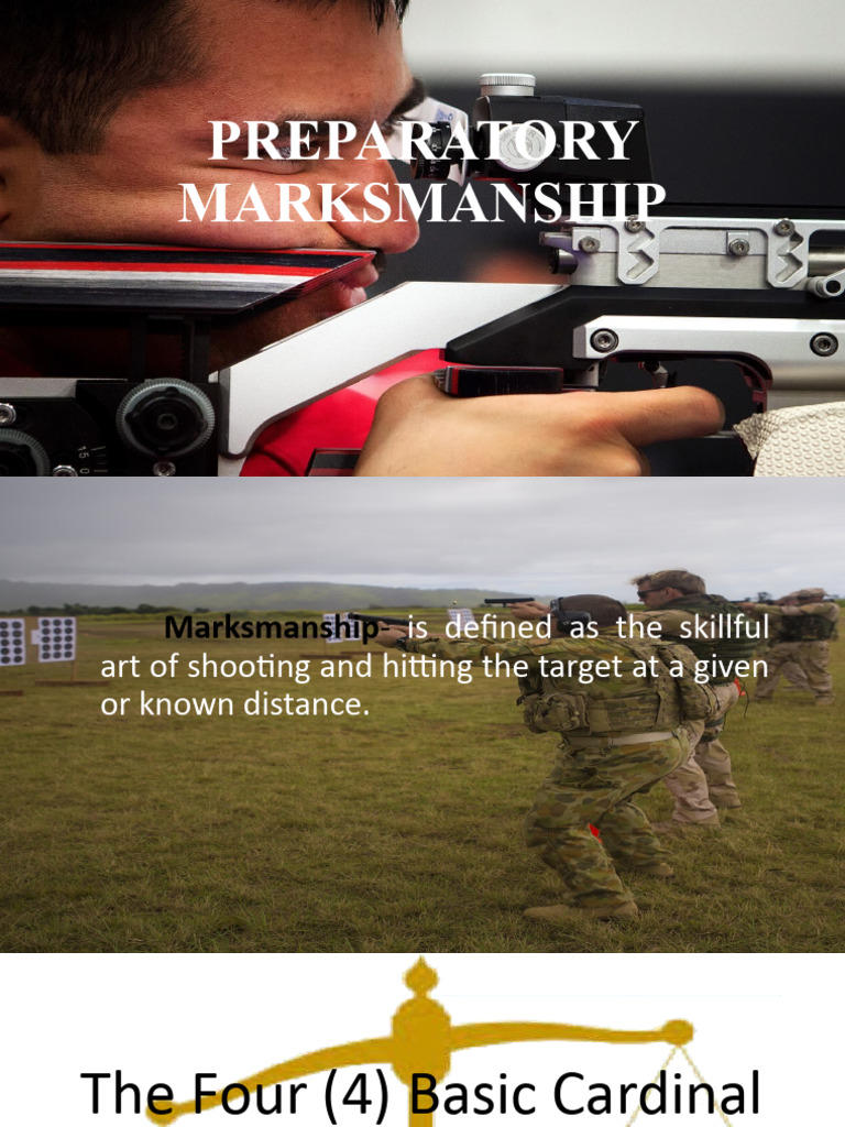 4. Preparatory Marksmanship | PDF | Breathing | Trigger (Firearms)