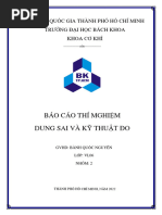 Bảng Tra Dung Sai Lắp Ghép (H7, K6) | PDF