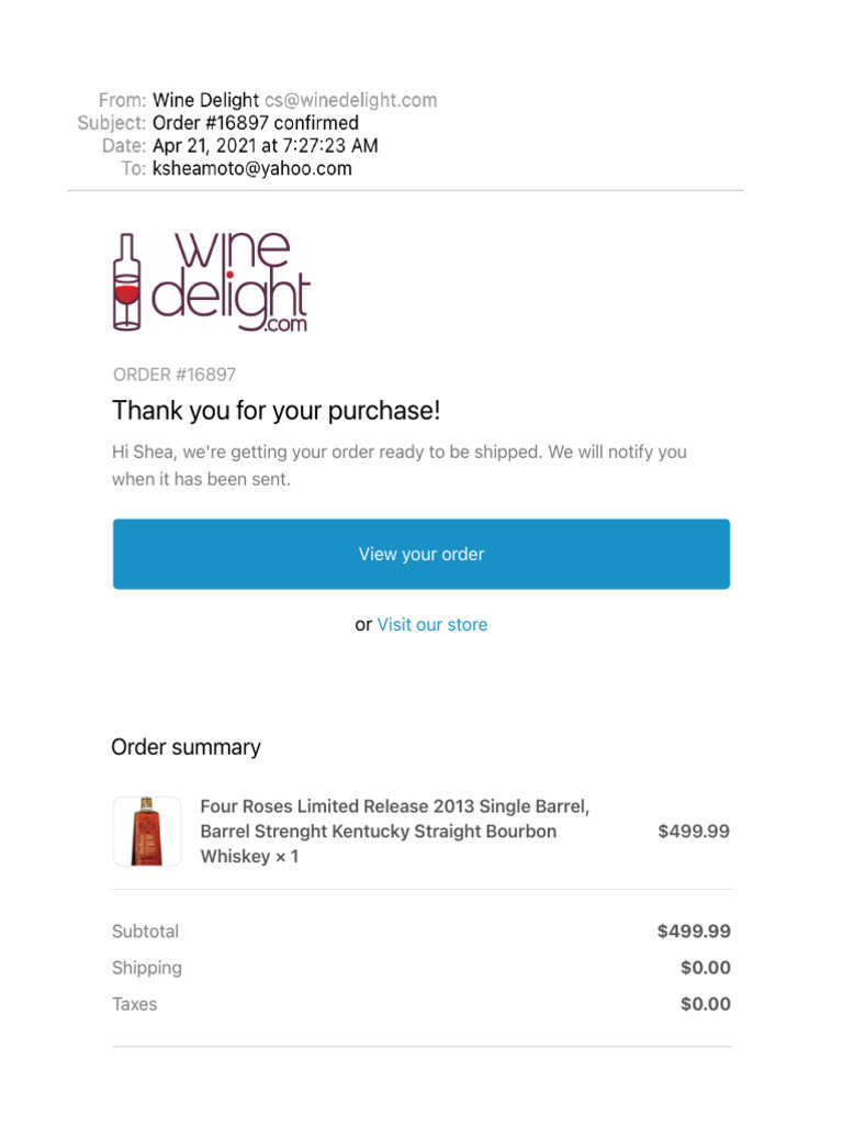 Order #16897 Confirmed | PDF