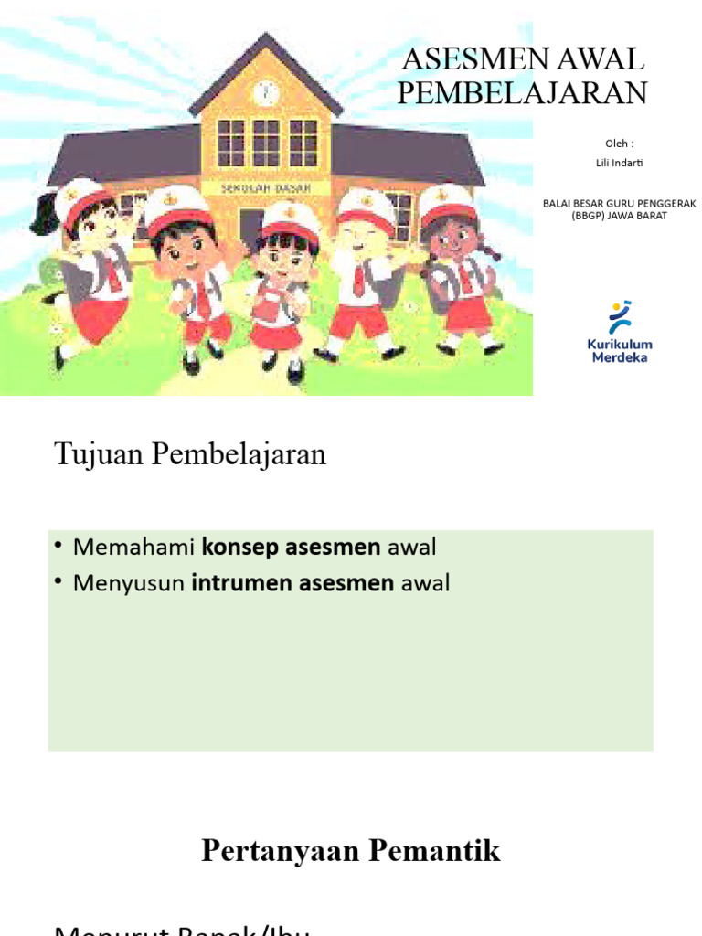 Asesmen Awal Pembelajaran | PDF
