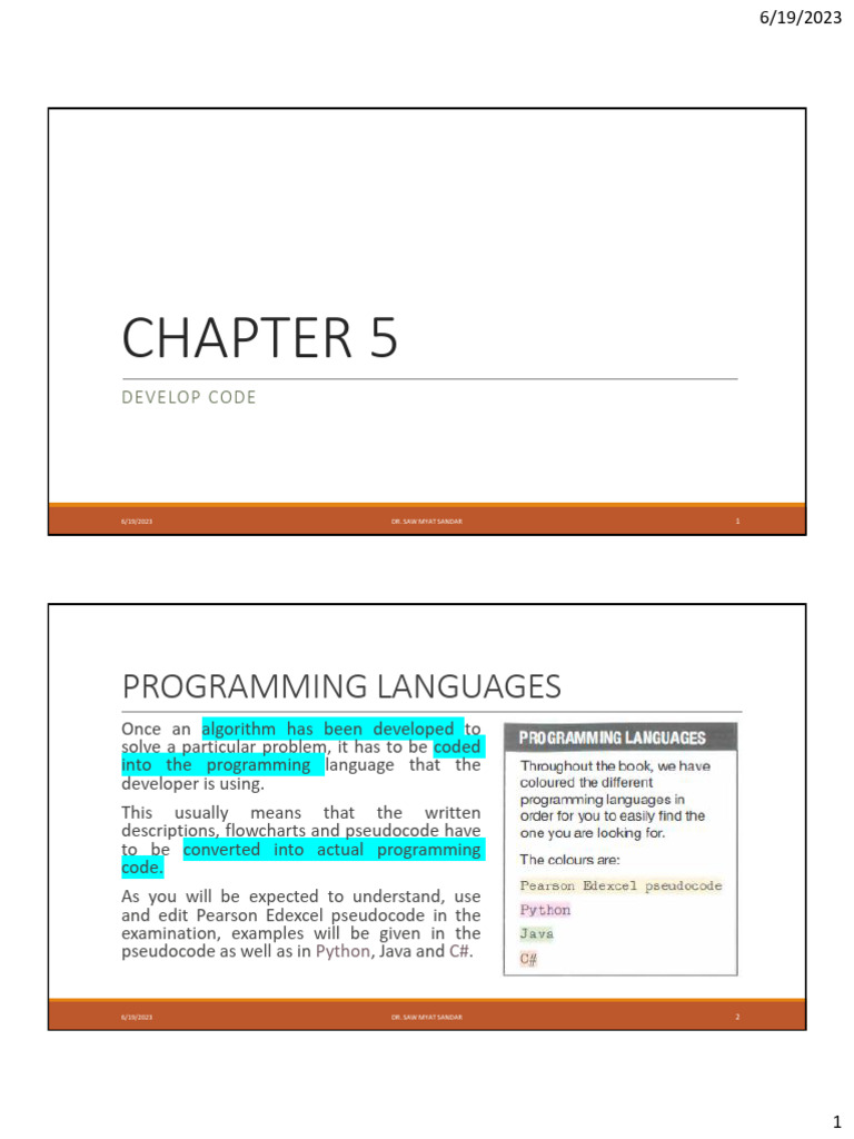 Edexcel International GCSE Chapter 5 | PDF | Compiler | Assembly Language