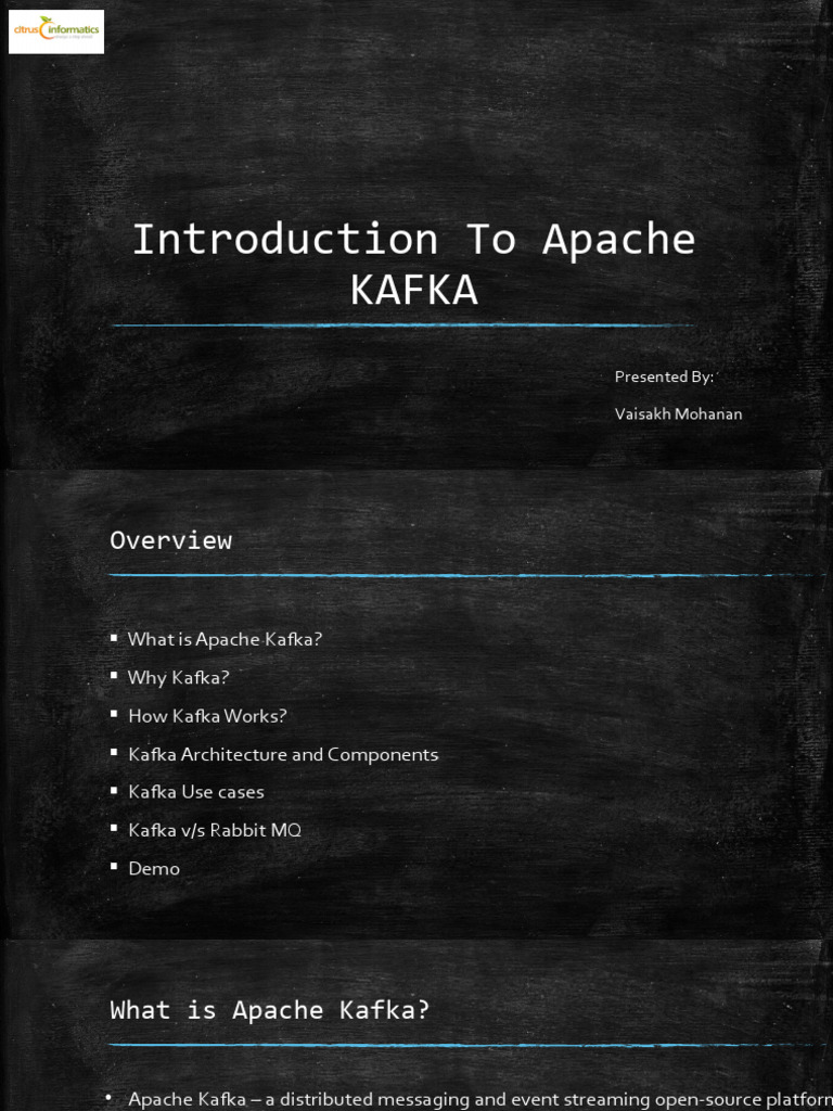 Introduction To Apache Kafka | Download Free PDF | Computer Engineering | Information Technology