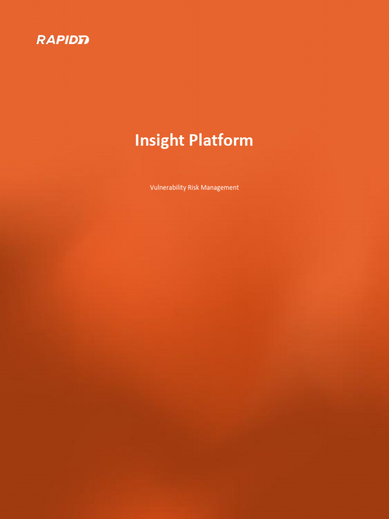 Rapid7 - Solution Overview - InsightVM Nov 2023 | PDF | Computer ...