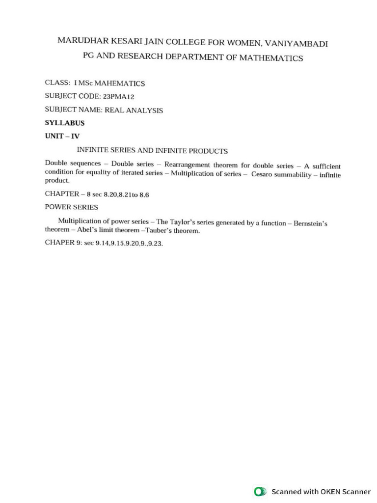 Real Analysis Unit2 PDF