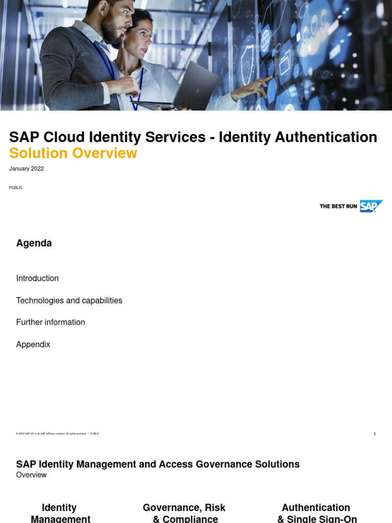 SAP Cloud Identity Services - Identity Authentication, Solution ...