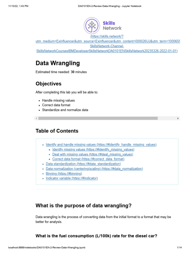 DA0101EN-2-Review-Data-Wrangling - Jupyter Notebook | PDF | Fuel ...