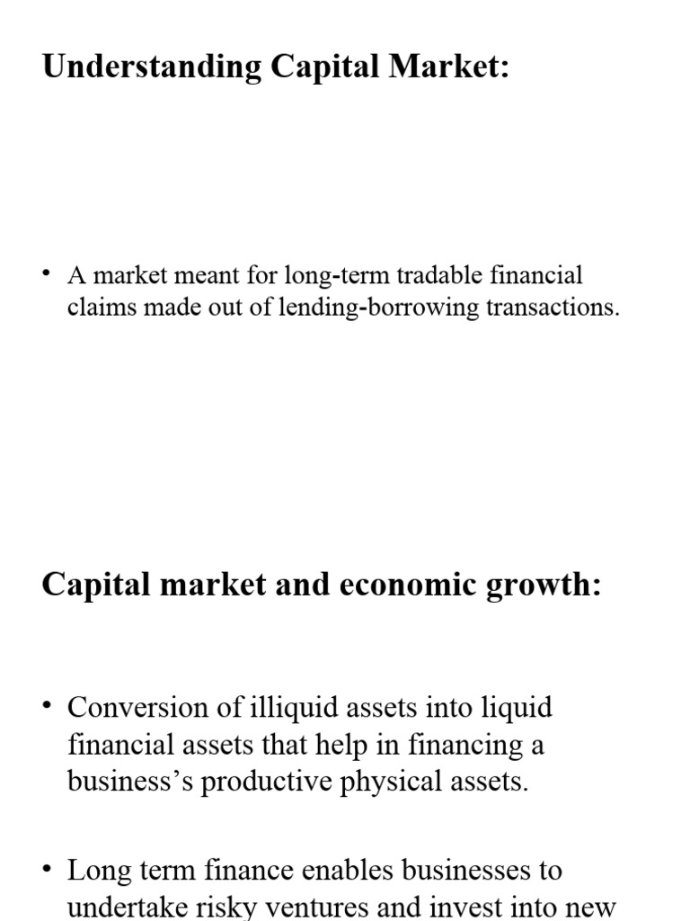 2011011208COM15109GE14Unit 1st Capital Market, Structure, Participants ...