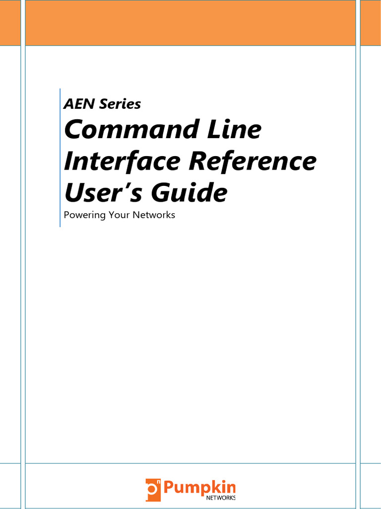 AEN Series Command Line Interface Reference User&rsquo S Guide (R2.1) | PDF