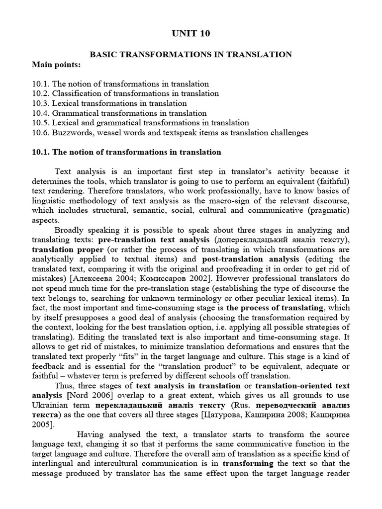 File 13 UNIT 10 | PDF | Translations | Linguistics