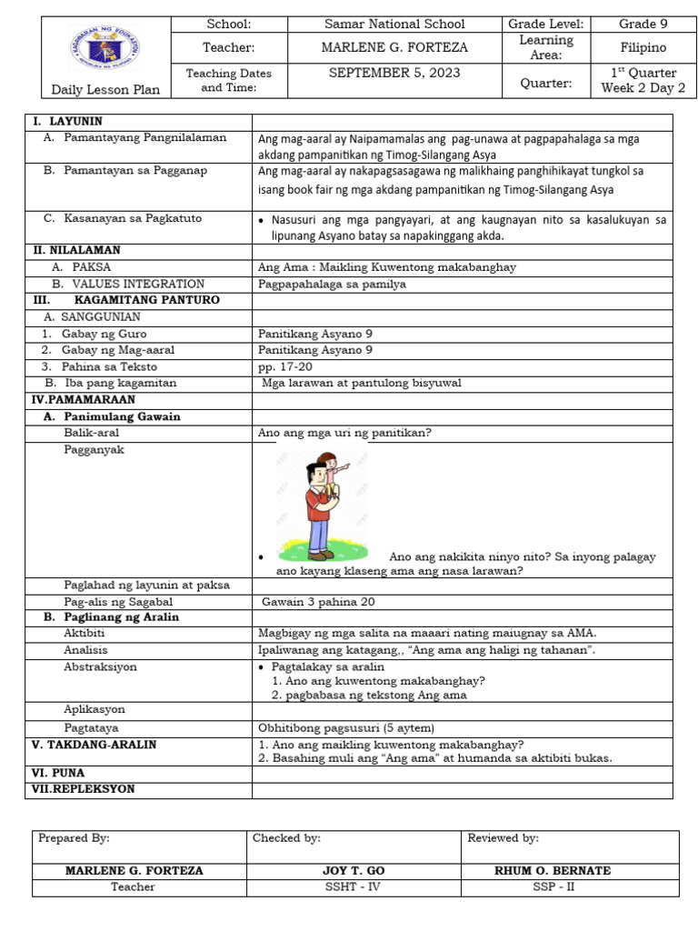 2nd-day-LP 2ND WK G9 | PDF