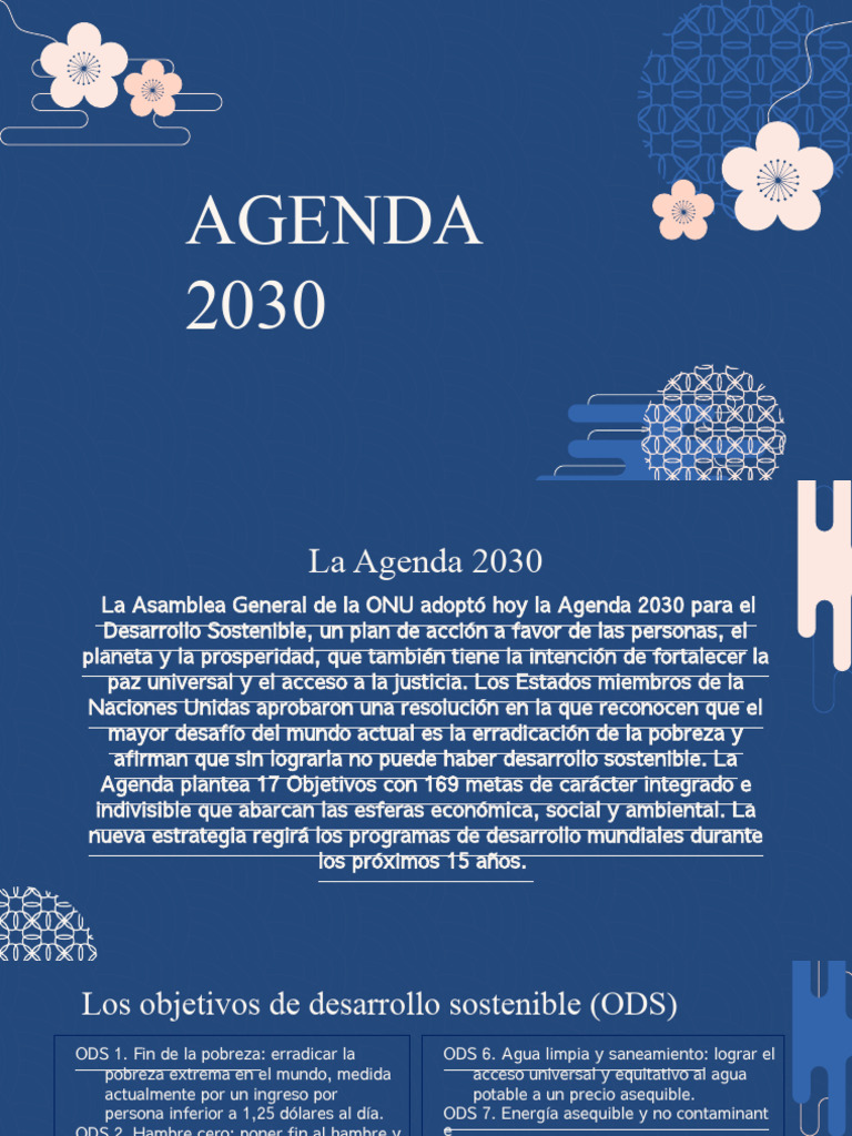 Agenda 2030 | PDF | Sustentabilidad | Desarrollo sostenible