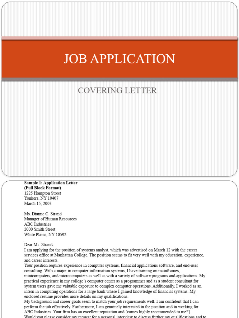 Job Application 1 | PDF | Résumé | Computer Science