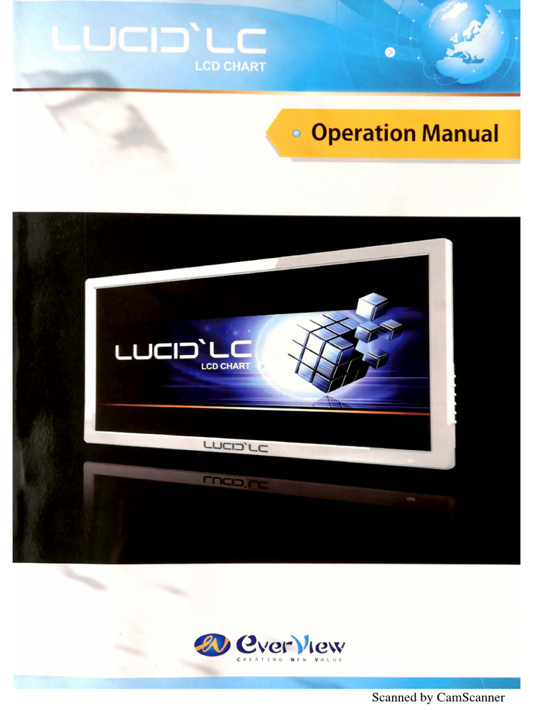 Lucid'Lc LCD Chart - Operation Manual | PDF