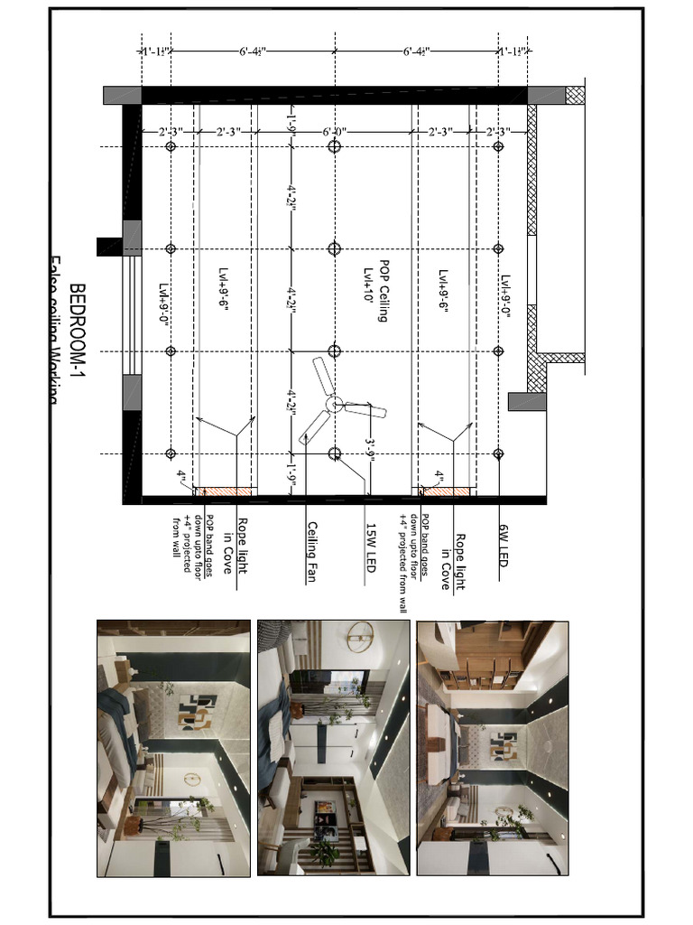 Bedroom - 2 Ceiling Working | PDF