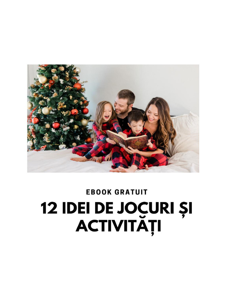 12 Idei de Jocuri Si Activitati 1 | PDF