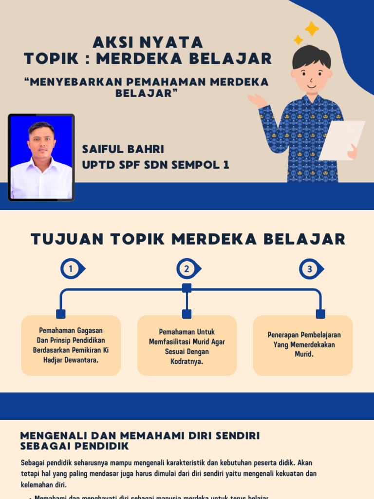 MERDEKA BELAJAR - SAIFUL BAHRI, S.PD | PDF