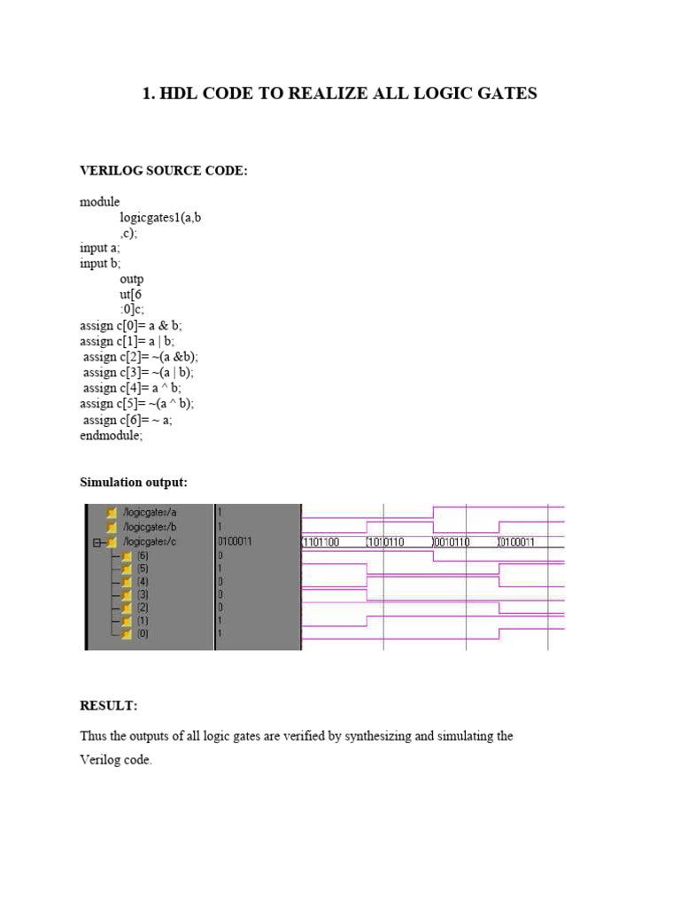 Lab Results Vlsi | PDF | Hardware Description Language | Computer Science