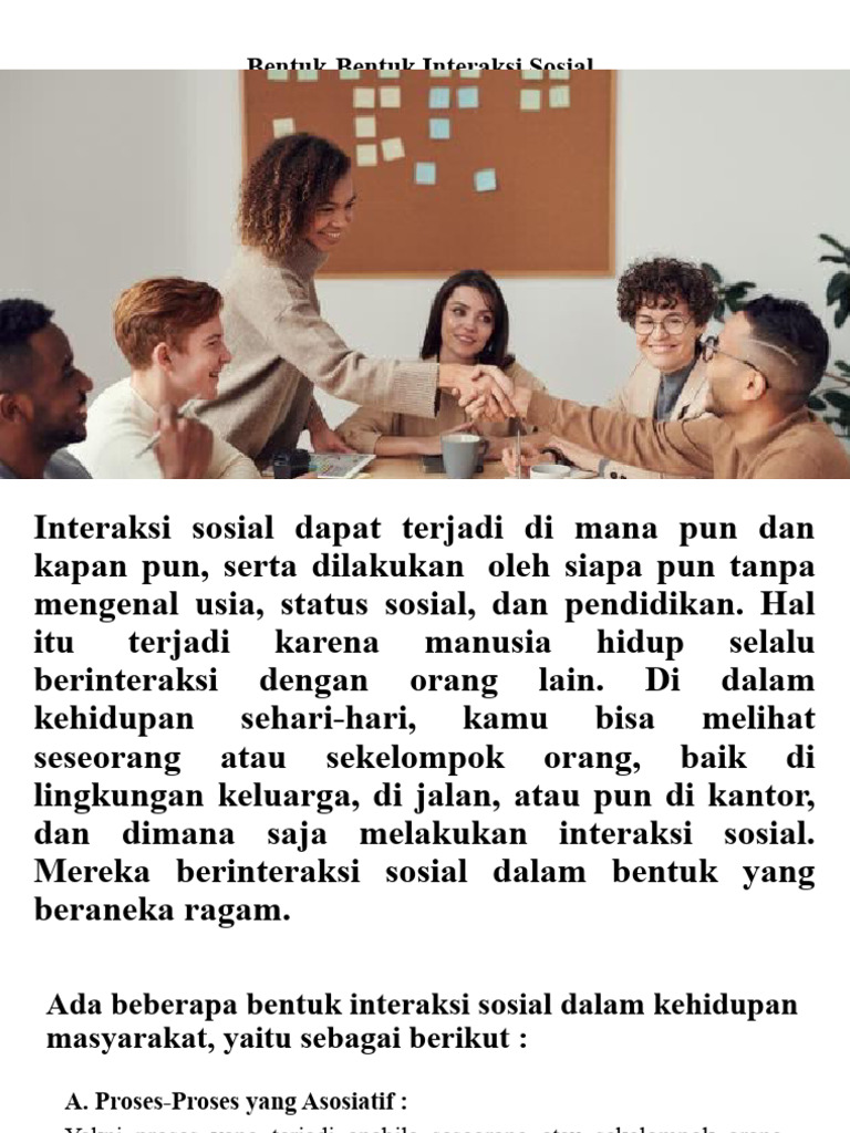 BAB 2 - Bentuk Interaksi Sosial | PDF