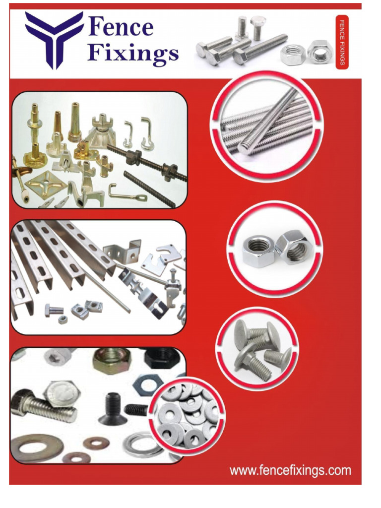 Fence Fixings Catalog (Fasteners) | PDF