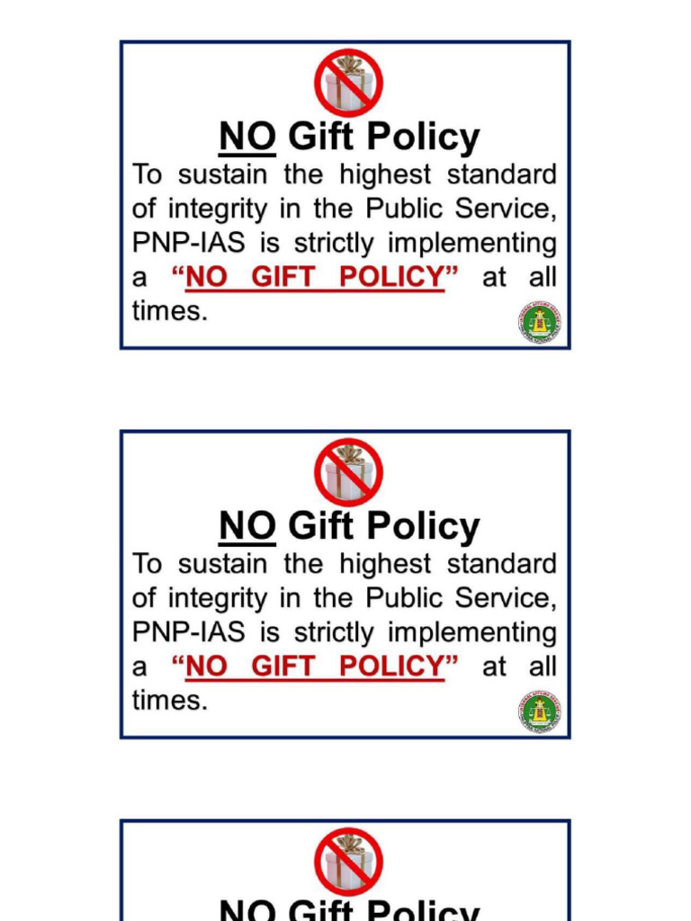 Policy Gift No 4 | PDF