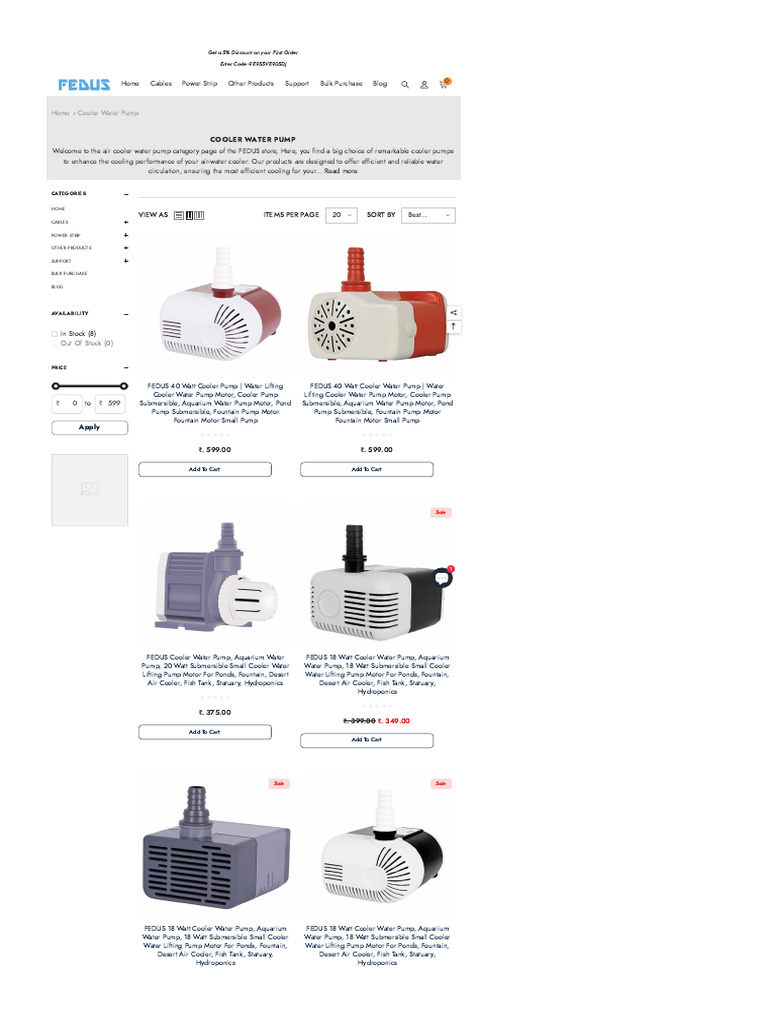 Cooler Water Pump | PDF | Aquarium | Pump