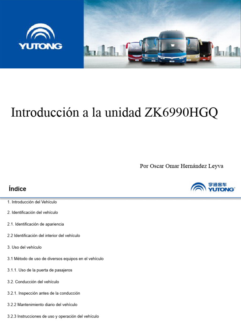 Presentación Capacitación Conductores | PDF | Acelerador | Autobús