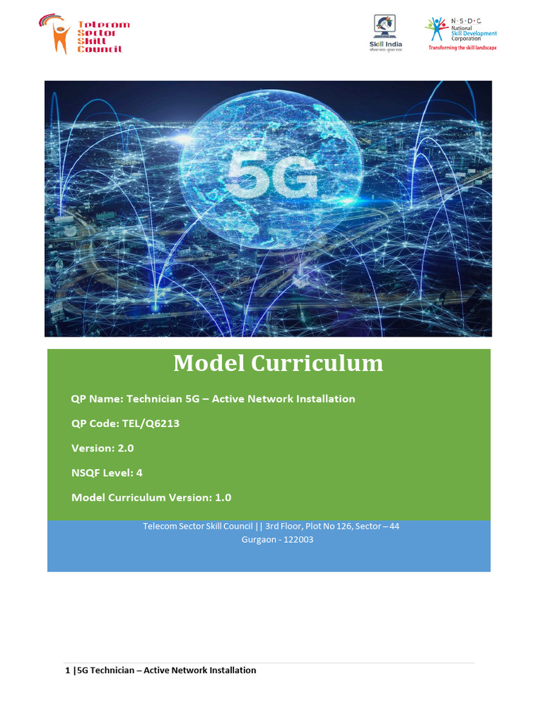 Technician 5G Active Networks Installation | PDF | Computer Network ...