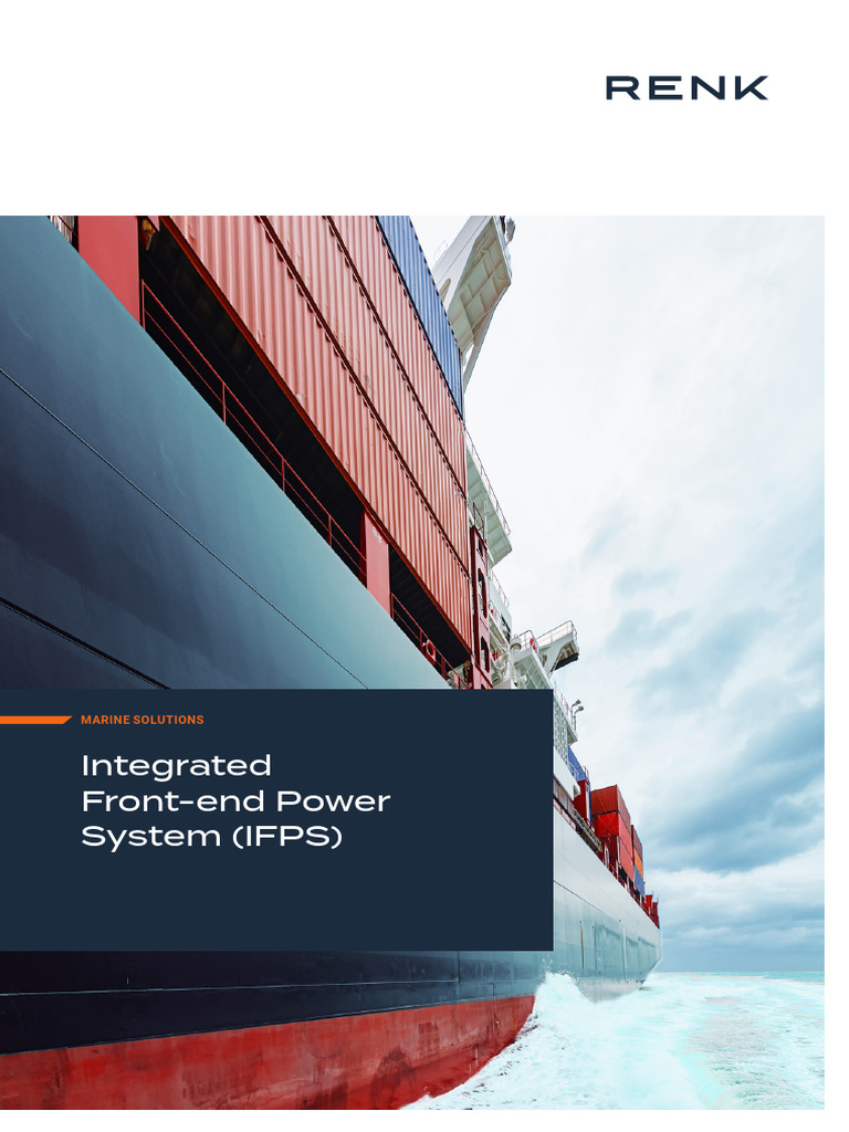 Renk Ifps | PDF | Marine Propulsion | Hybrid Vehicle
