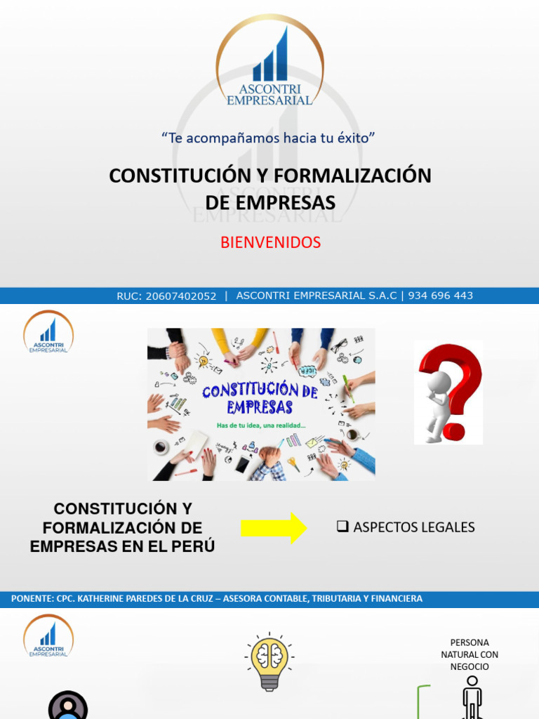 Modulo I - Constitucion y Formalizacion de Empresas | PDF | Contabilidad | Economias