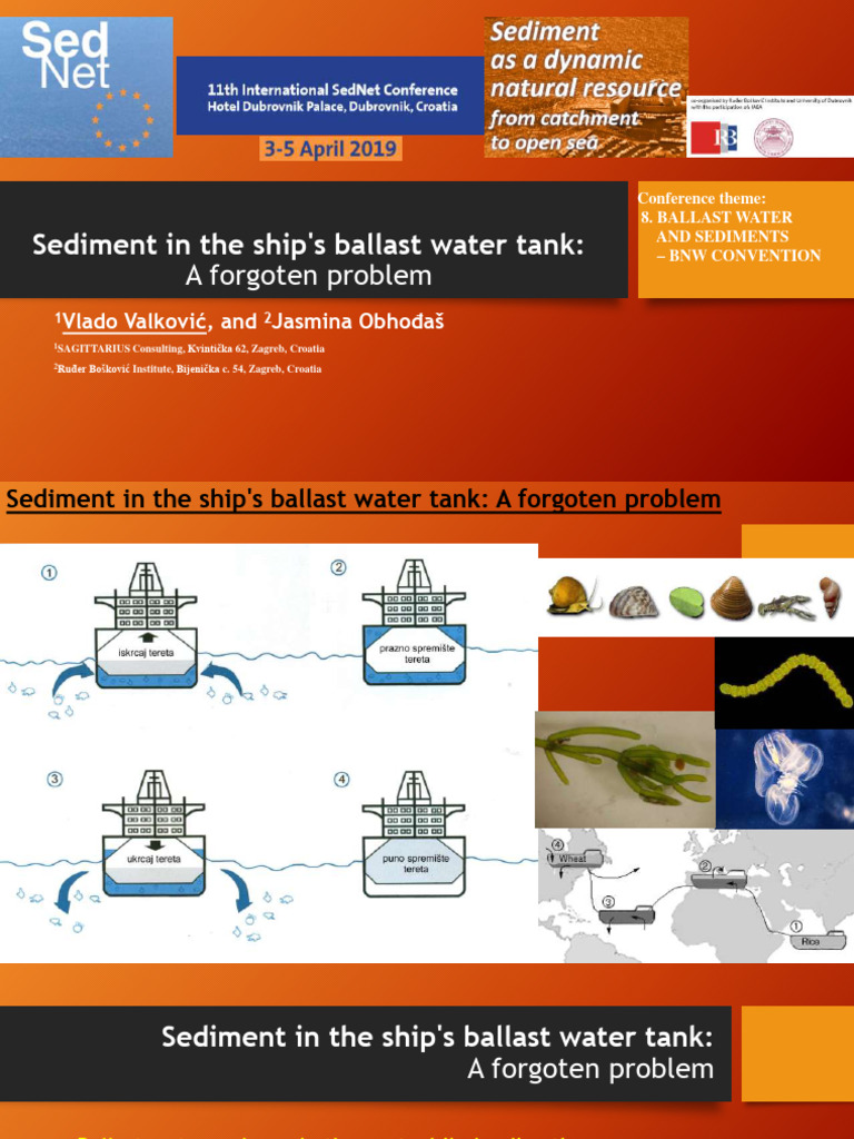 Ballast Water Tank Sediment Issues | PDF | Ships | Sediment