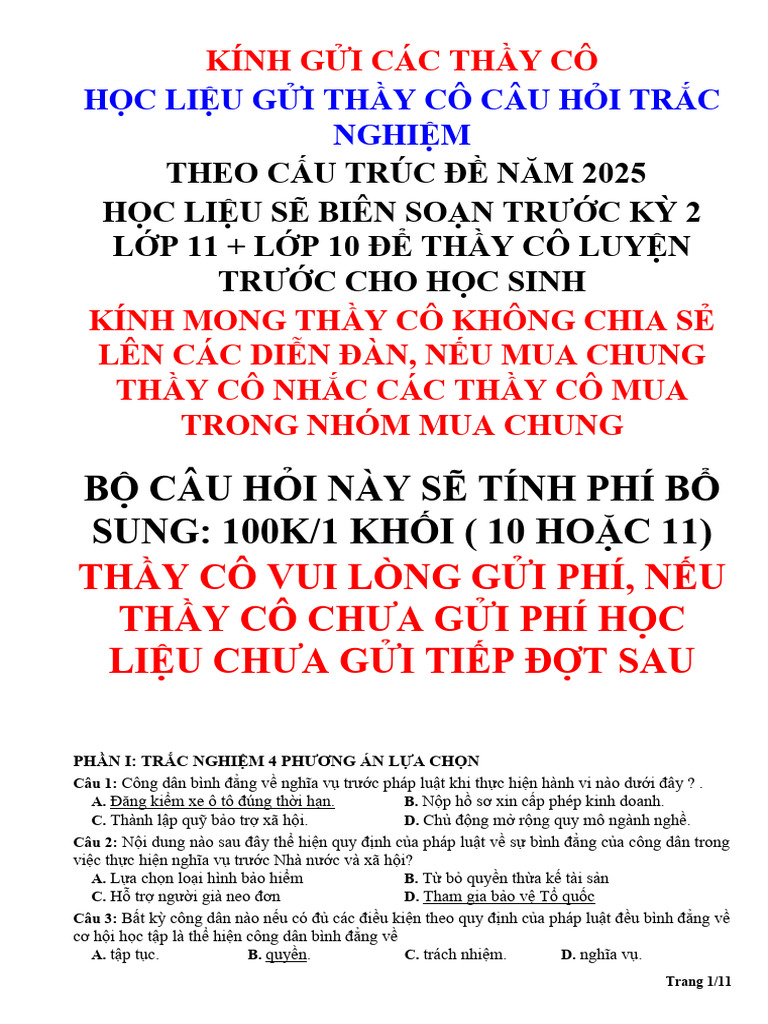 KNTT - K11 - CTM - BÃ I 9 - Quy?n Bã NH ?NG C?a Cã NG Dã N TR??C PL | PDF