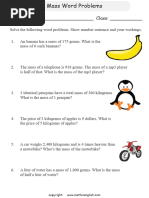 LAS Math3 Q2 Week-2 v.2 | PDF | Copyright | Mass