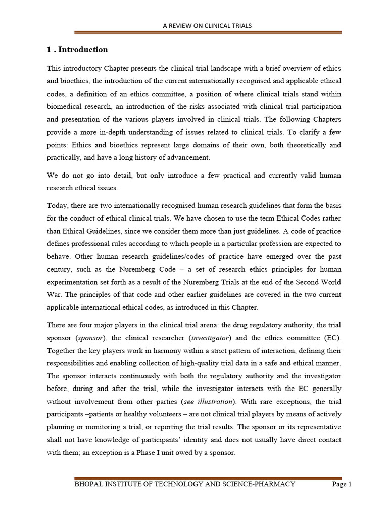 Clinical Trials | PDF | Clinical Trial | Type I And Type Ii Errors