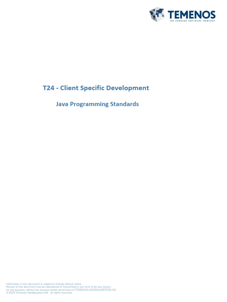 Csd Java Programming Standards 1 1 Pdf Method Computer Programming Class Computer 9765
