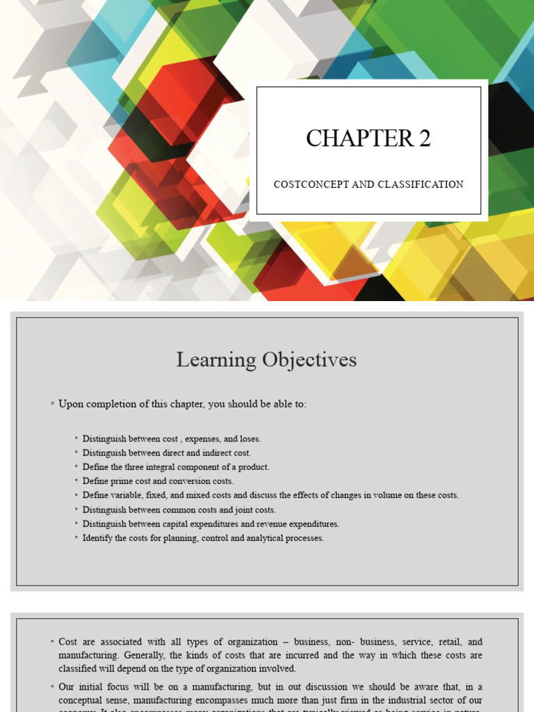 Xcostcon Chapter 2 | PDF | Expense | Cost