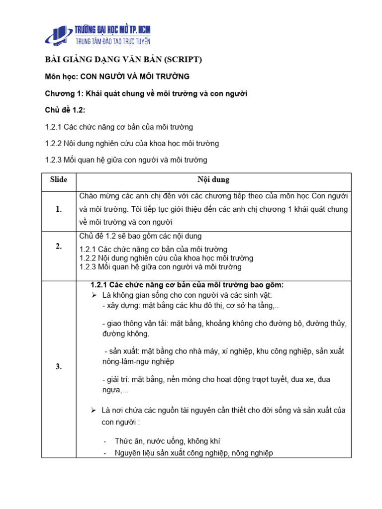 Bài Giảng Dạng Văn Bản (Script) | PDF