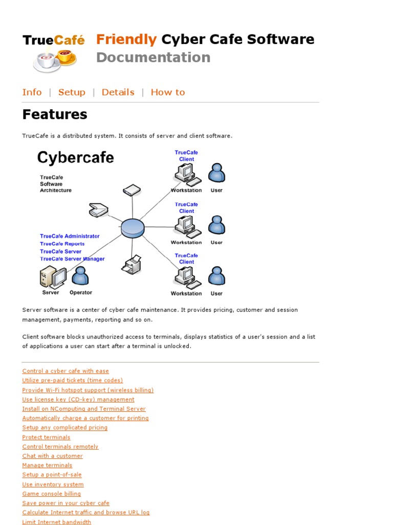 True Cafe | PDF | Point Of Sale | Microsoft Windows