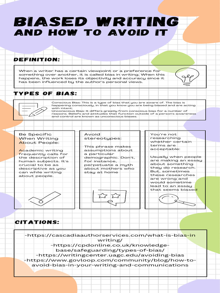 Avoiding Bias in Writing | PDF