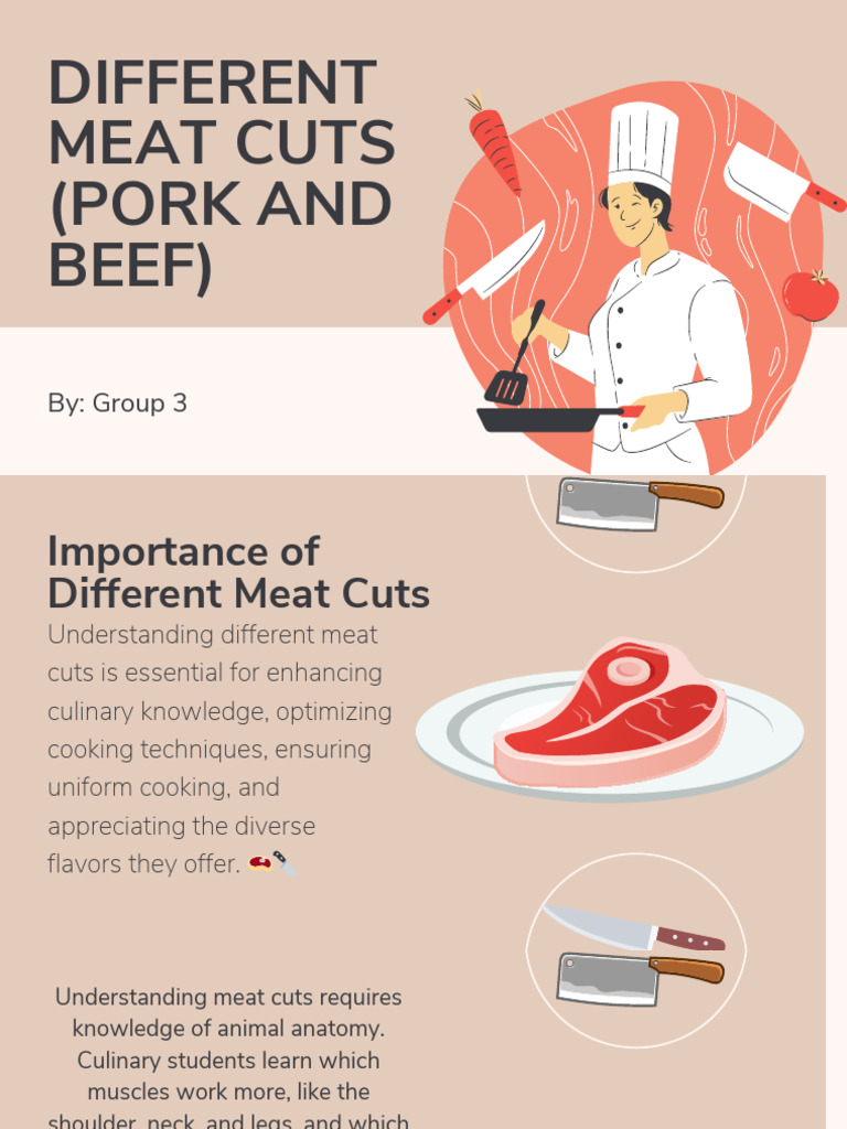 Different meat cuts | PDF | Beef | Meat