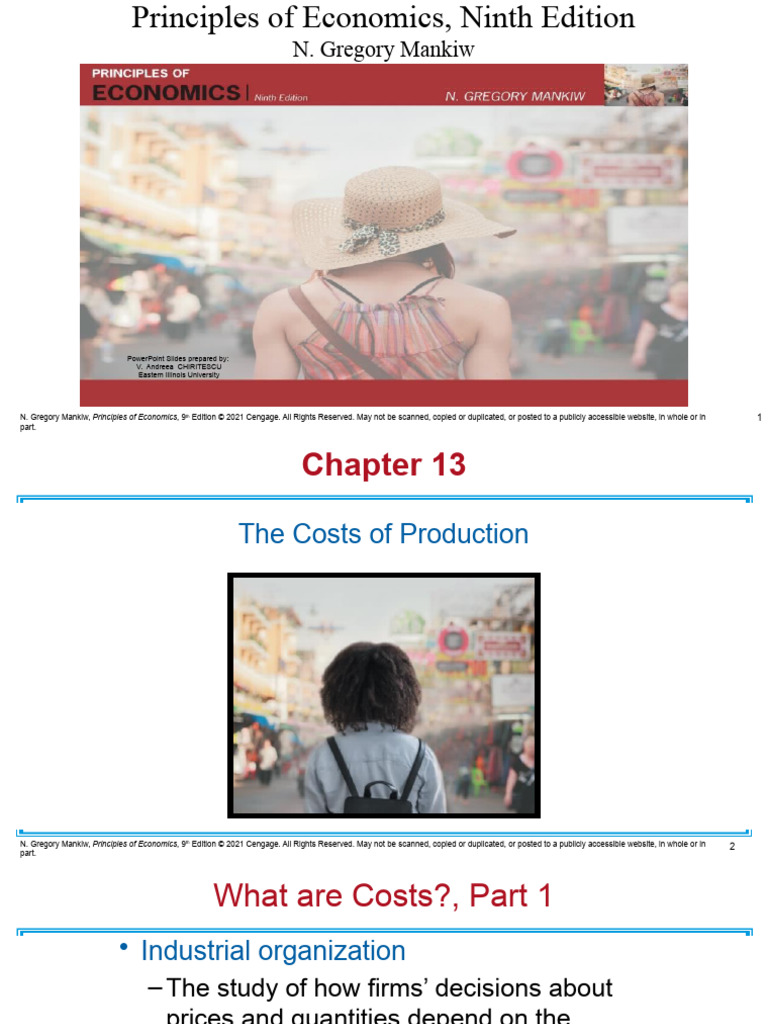 Chapter 13: Costs of Production Summary | PDF | Average Cost | Long Run ...