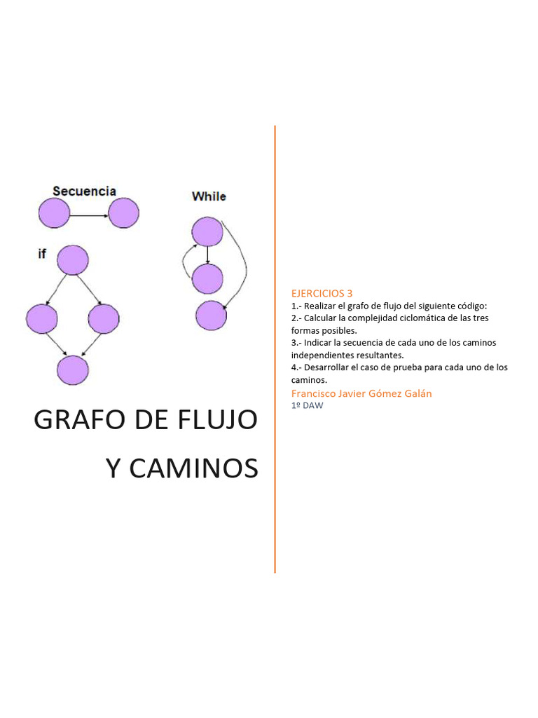 Grafo de Flujo Ejercicio3 | PDF