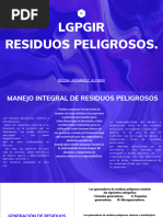 Tabla Comparativa de LGPGIR y Su Reglamento | PDF | Residuos