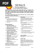 Shell Alexia 40 Cylinder Lubricant Guide | PDF | Piston | Diesel Engine
