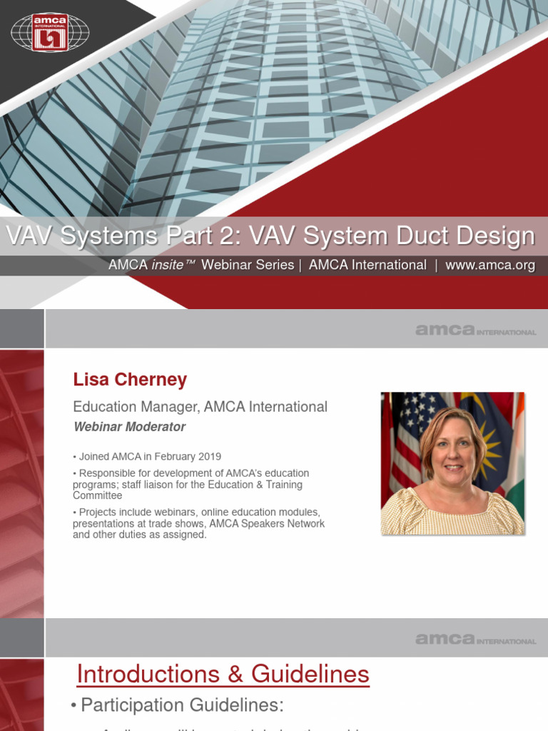 ACMV-VAV Design Tips Part II | PDF | Duct (Flow) | Friction