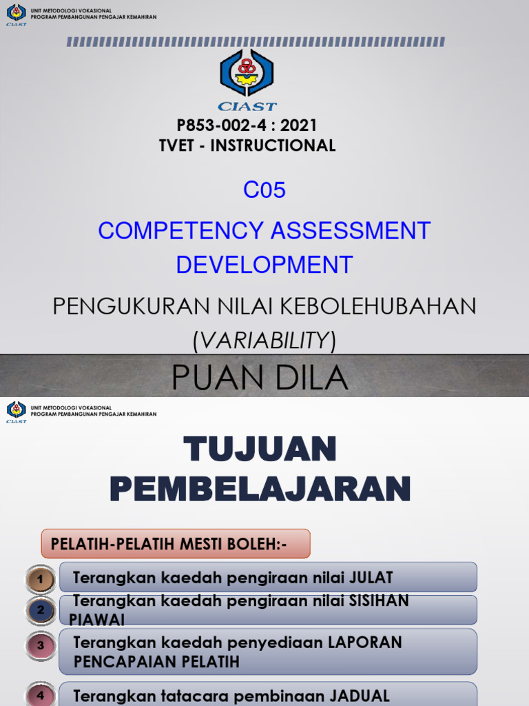 Competency Assessment Development | PDF