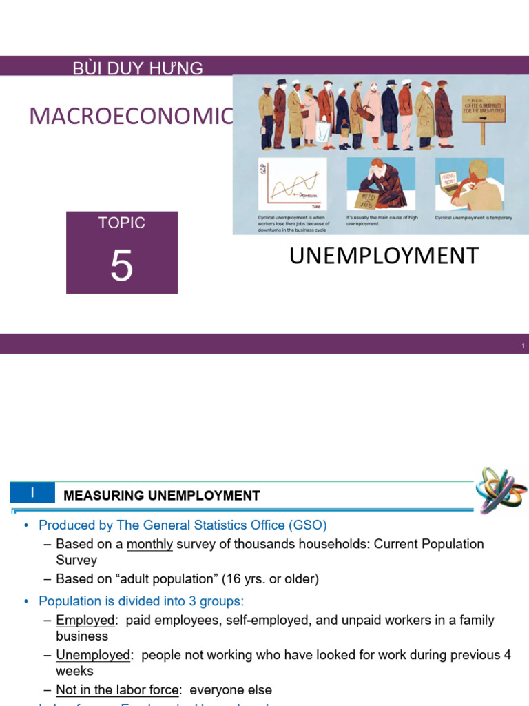 Topic 5 Unemployment | PDF | Unemployment | Labour Economics