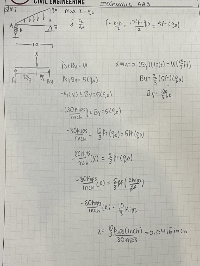 Mechanics Assignment 3 Complete | PDF