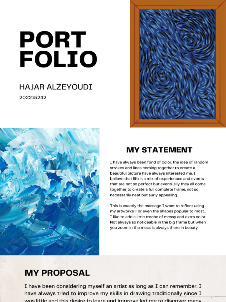 Visual Portfolio 202215242 | PDF