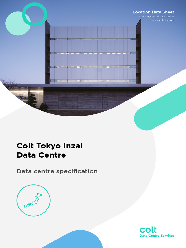 colt-tokyo-inzai-one-datasheet | PDF | Data Center | Sustainability